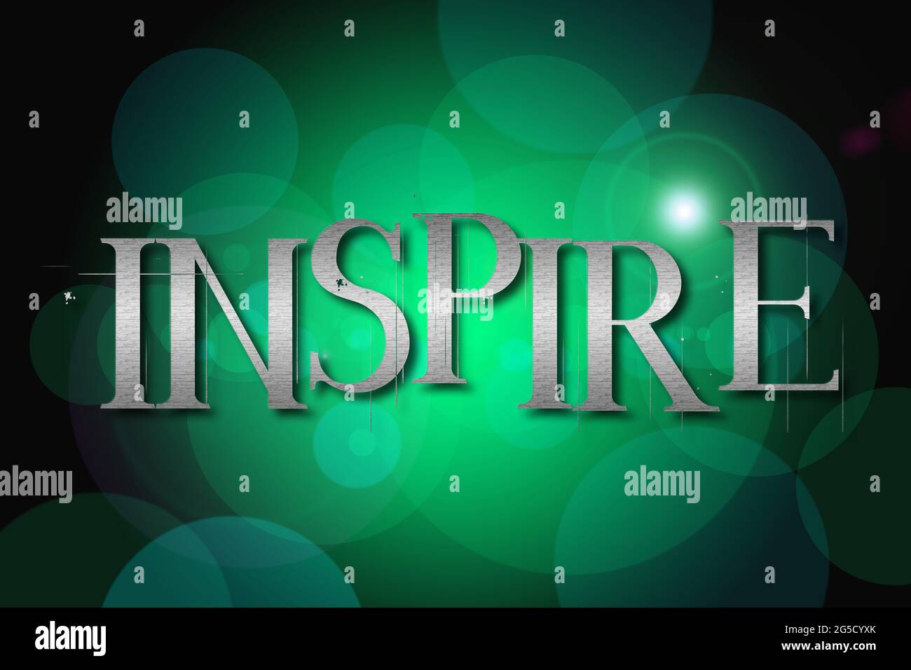 Inspire word on vintage bokeh background, concept sign idea Stock Photo ...