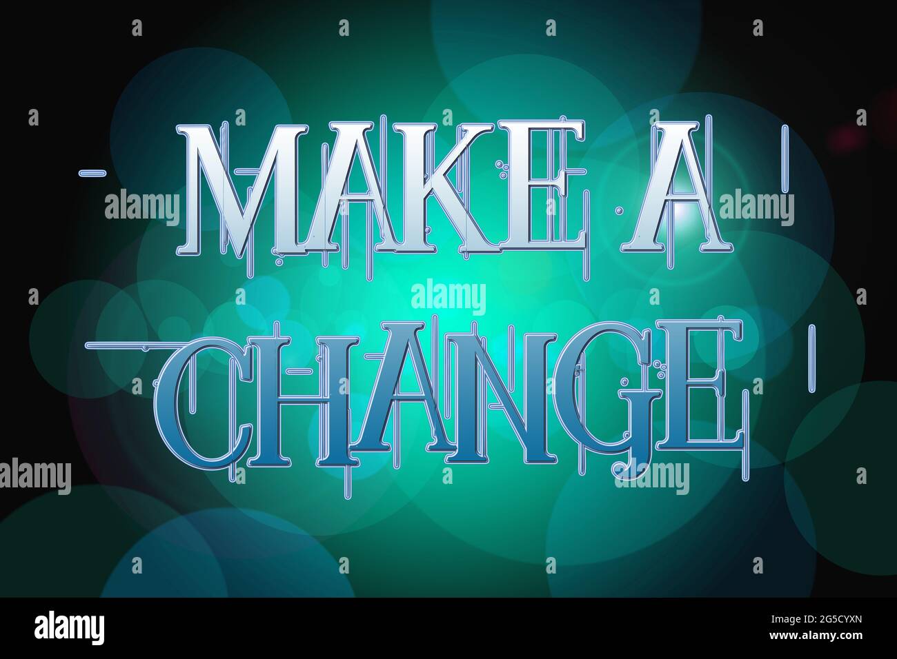 Make a change word on vintage bokeh background, concept sign idea Stock ...