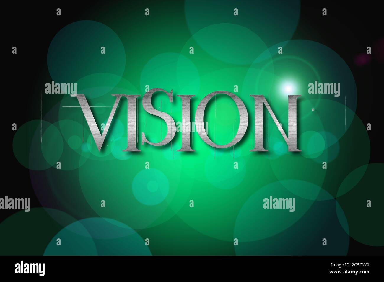 Vision word on vintage bokeh background, concept sign idea Stock Photo ...