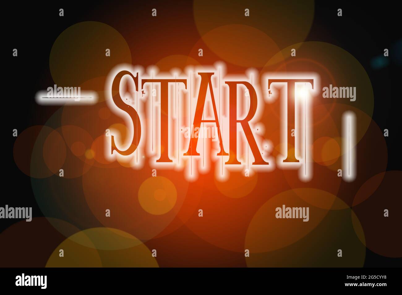 Start word on vintage bokeh background, concept sign idea Stock Photo ...