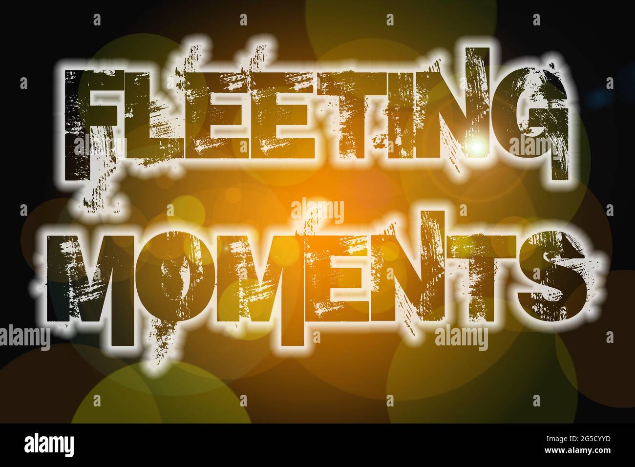 Fleeting moments word on vintage bokeh background, concept idea Stock ...
