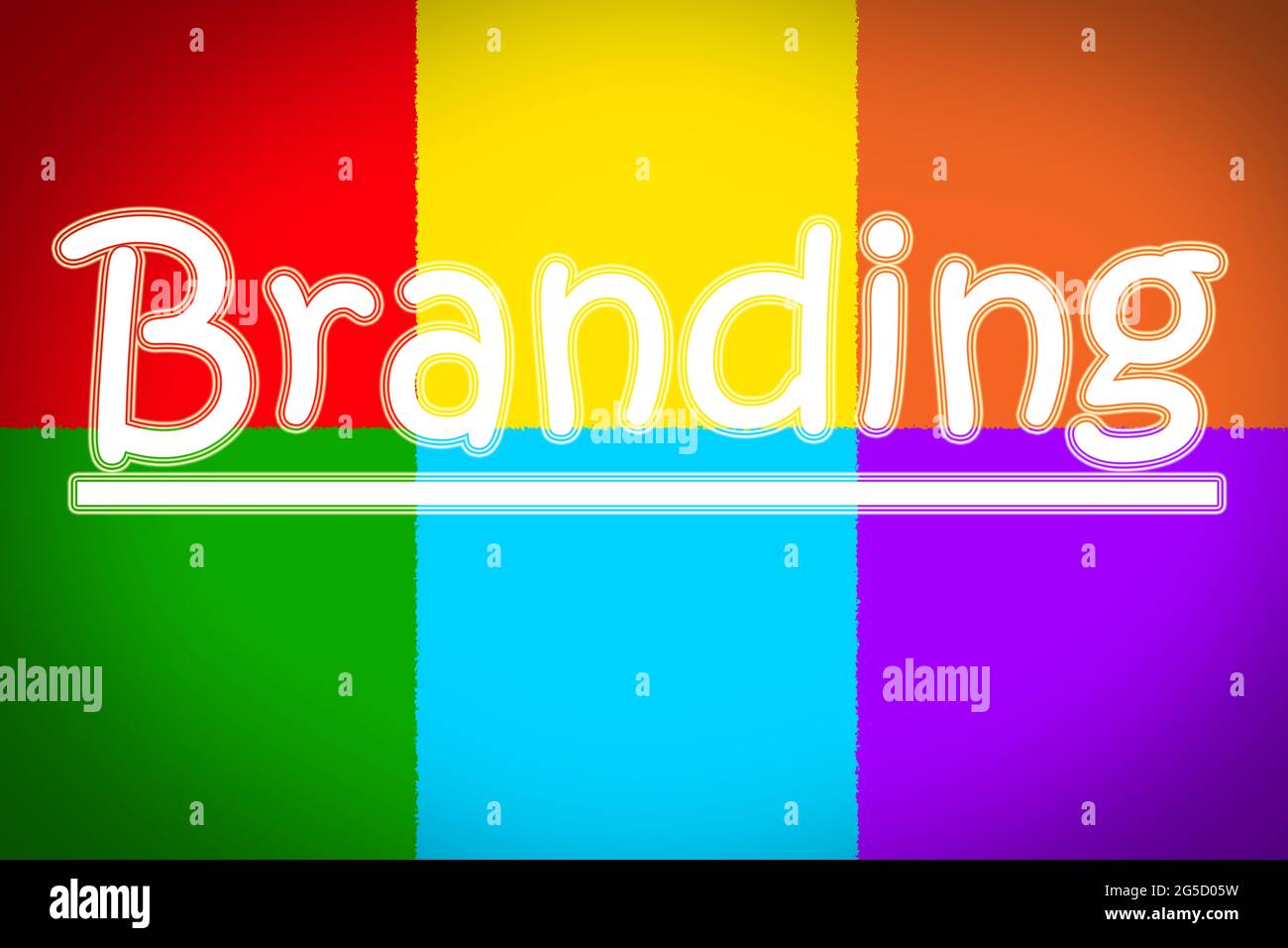 Branding Concept text on background Stock Photo - Alamy