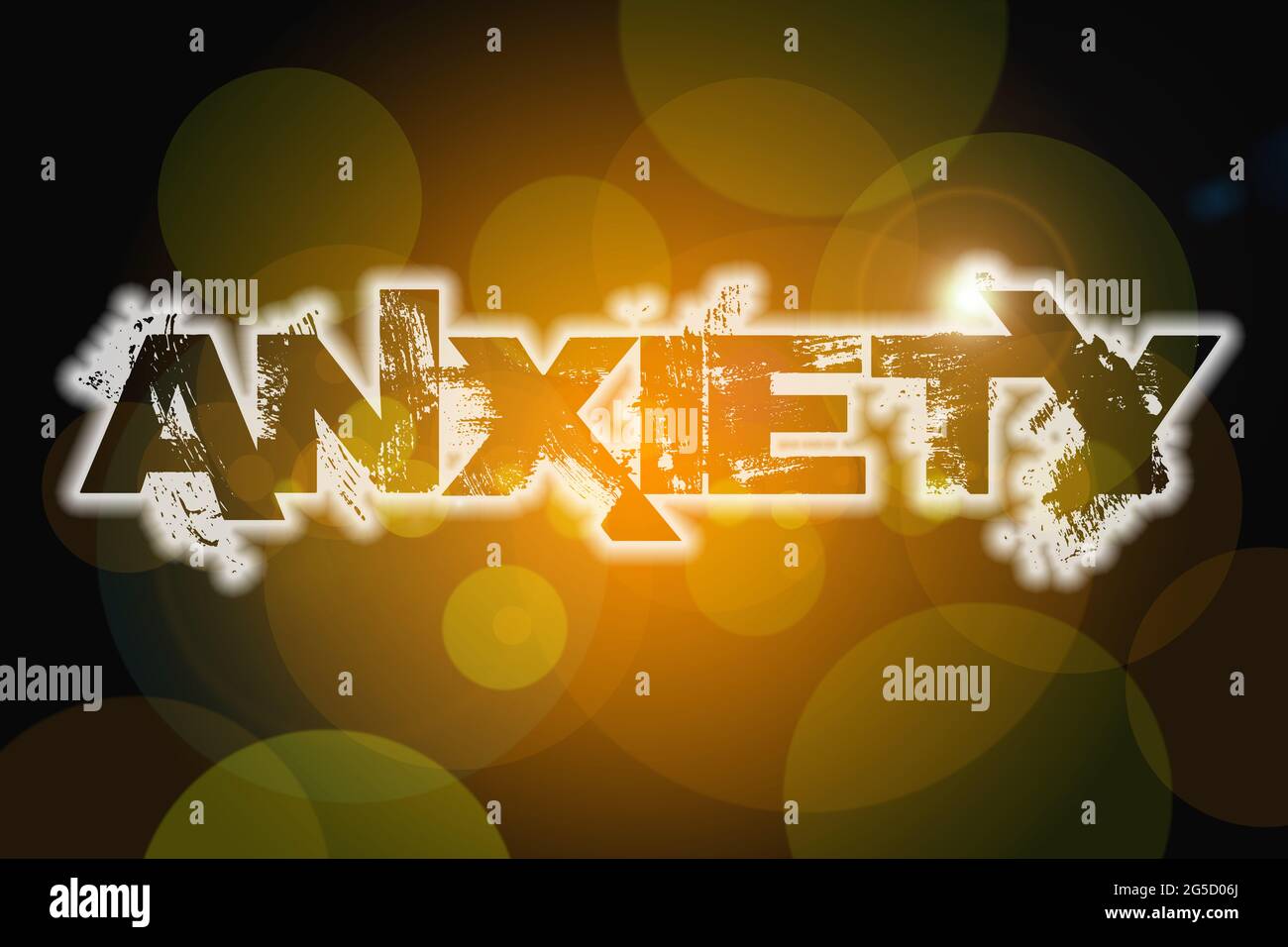 Anxiety Concept text on background Stock Photo - Alamy