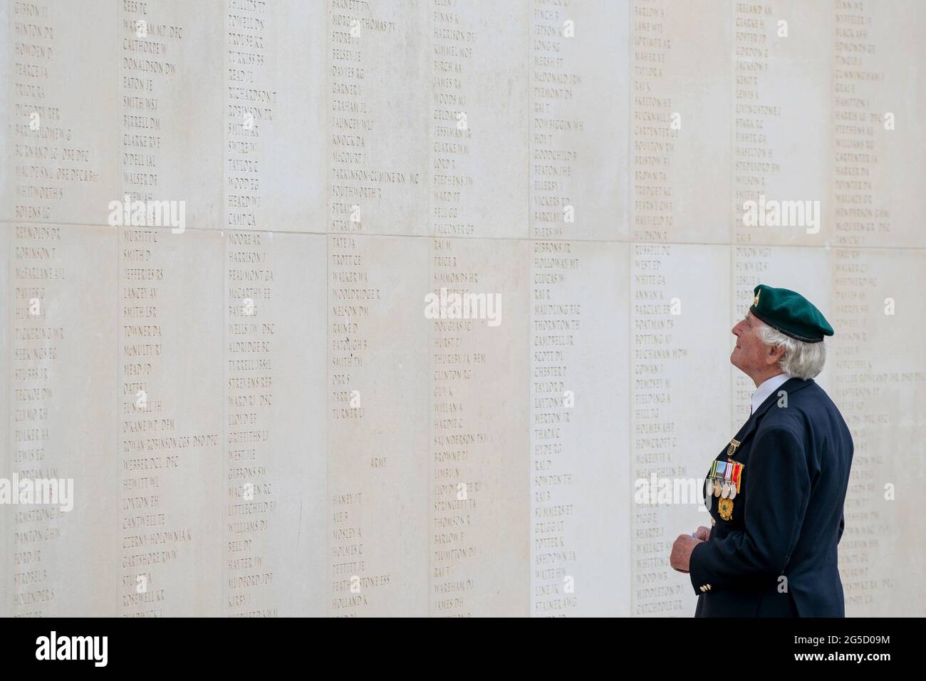 Gordon Payne, 89, who served with 41 Independent Commando during the Korean War pays his ...