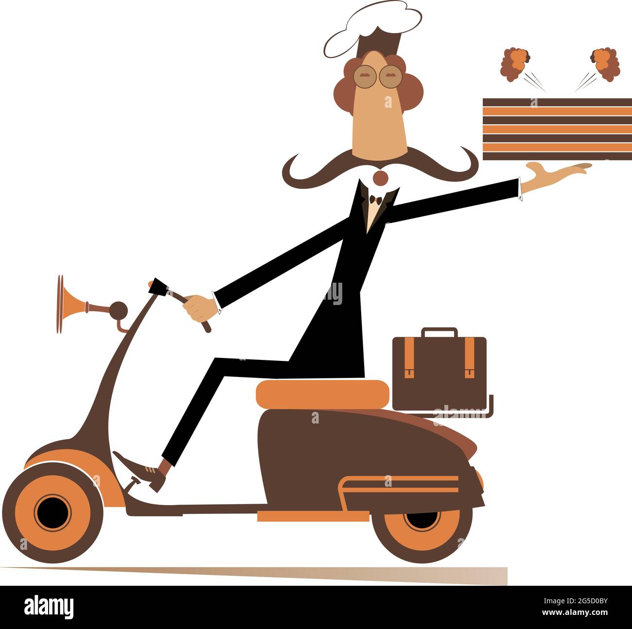 Smelling Food Cartoon