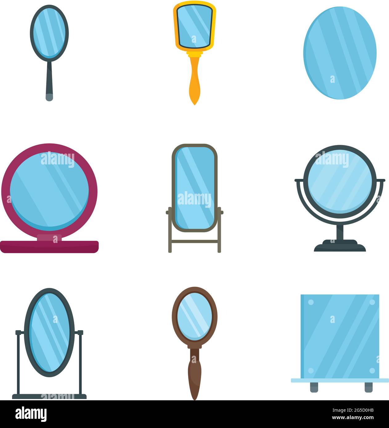 Mirror icons set flat vector isolated Stock Vector Image & Art - Alamy Mirror icons set flat vector isolated Stock Vector Image & Art - Alamy