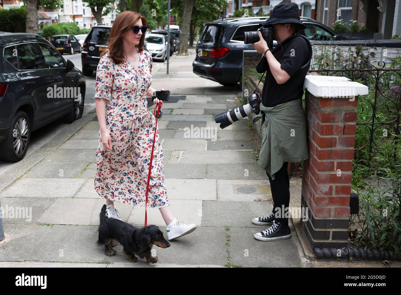 Matt hancock wife martha hi-res stock photography and images - Alamy