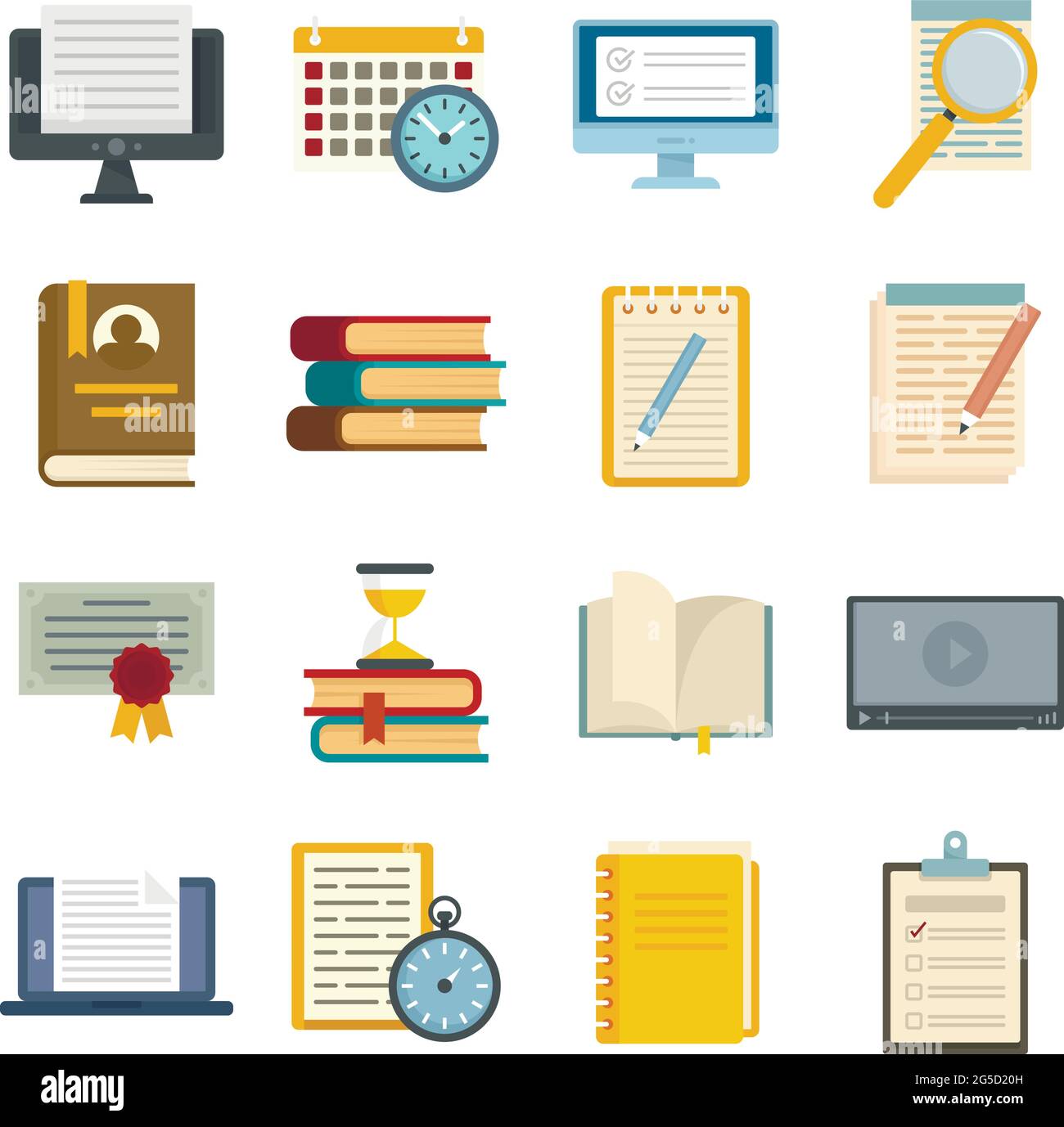 Study for exams Stock Vector Images - Alamy