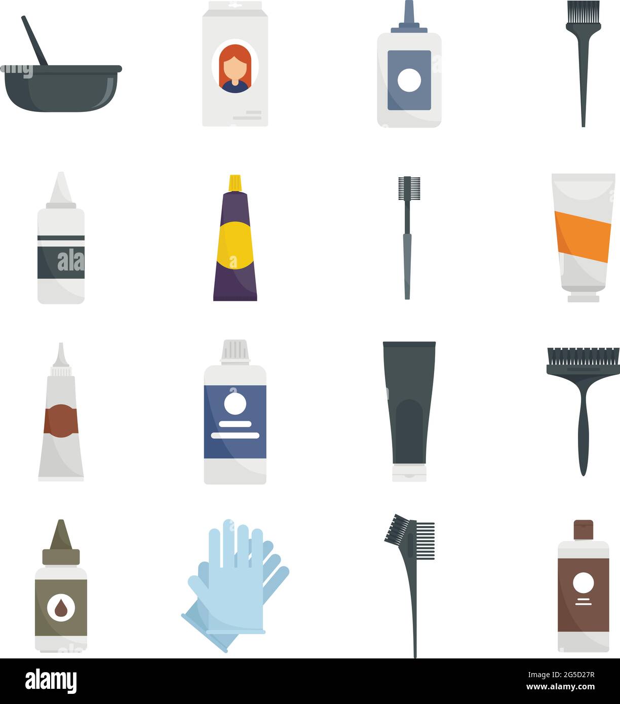 Hair dye bottle Stock Vector Images - Alamy