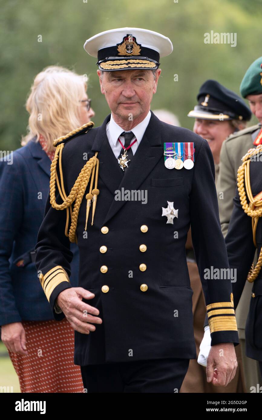 Vice Admiral Sir Tim Laurence during Armed Forces' Day at the National ...