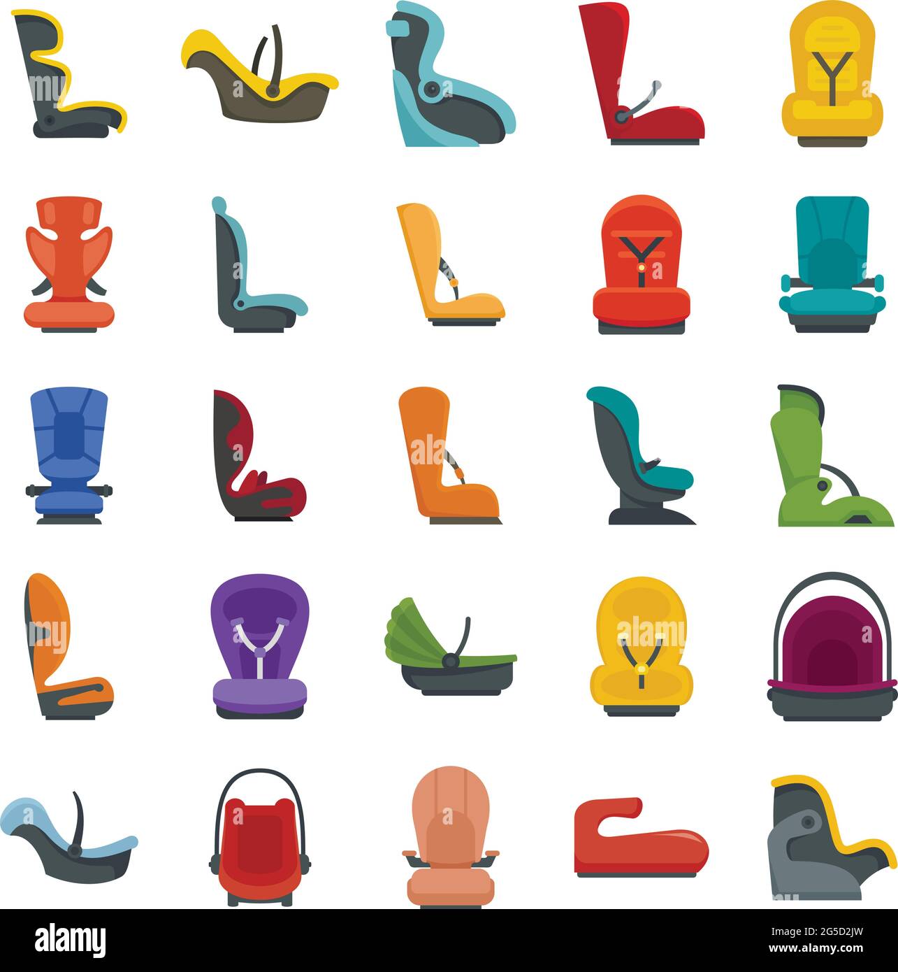 Baby car seat Stock Vector Images - Alamy