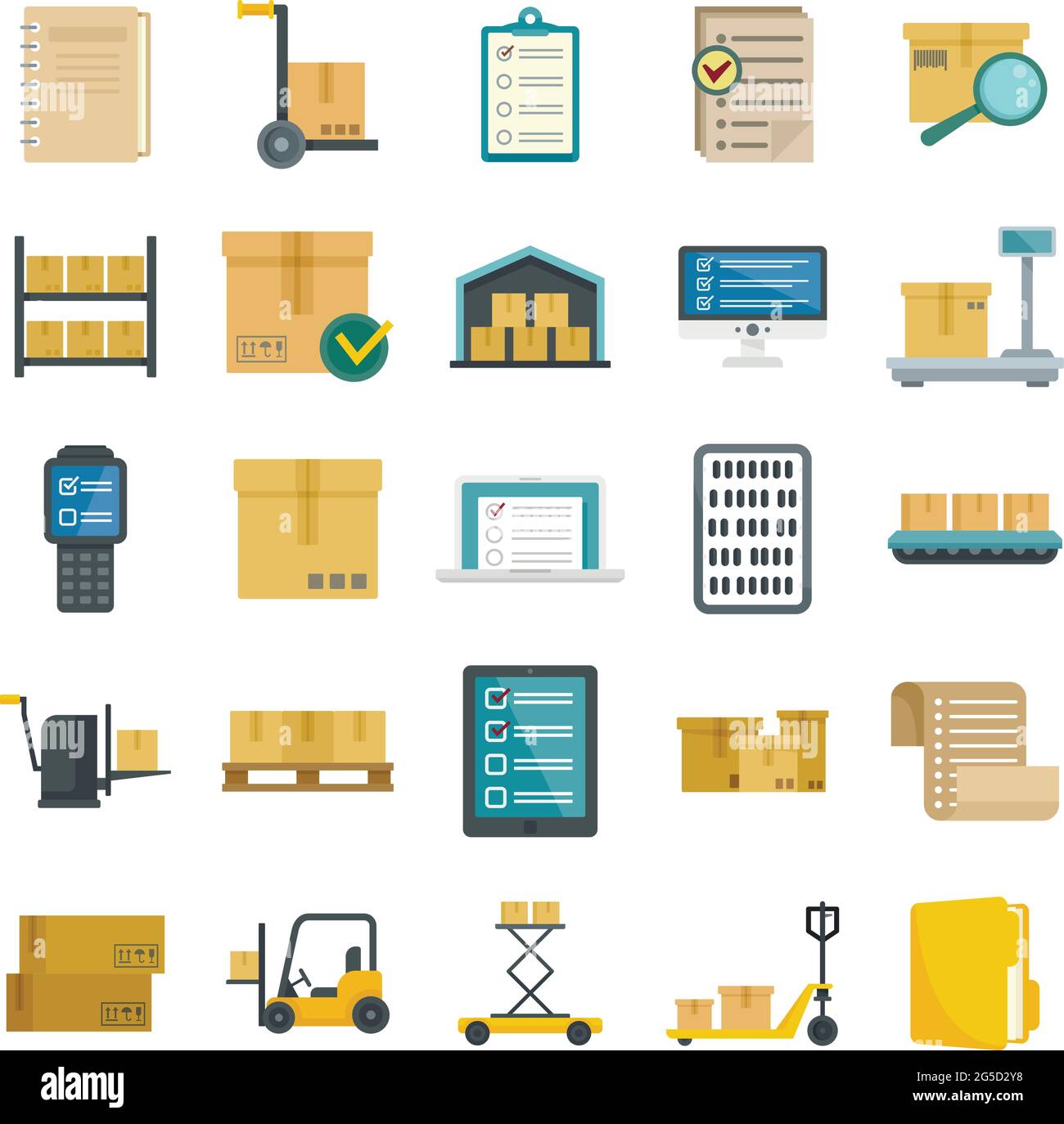 Inventory icons set flat vector isolated Stock Vector Image & Art - Alamy Inventory icons set flat vector isolated Stock Vector Image & Art - Alamy