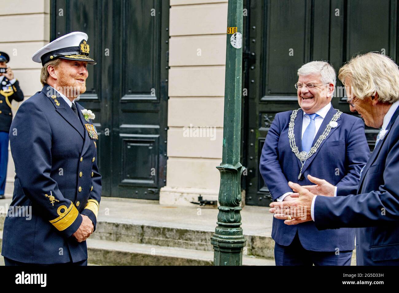 King Willem-Alexander at the Dutch Veterans Day, the annual tribute to ...