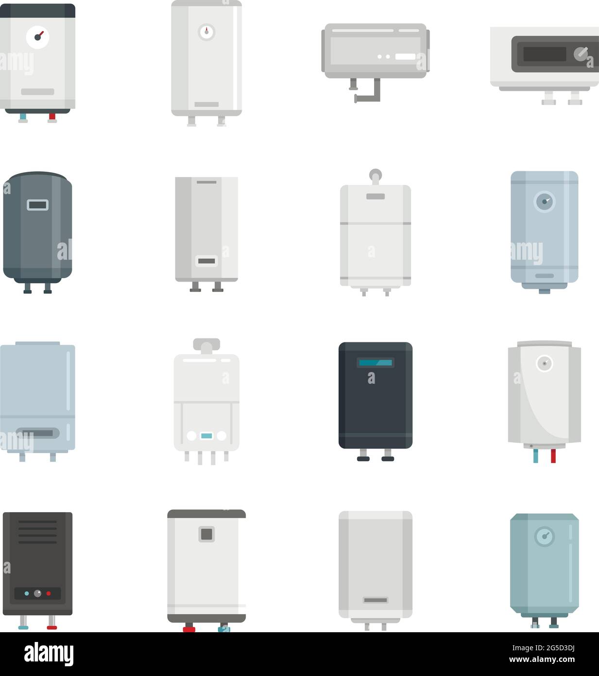 Plumbing water heater boiler Stock Vector Images - Alamy