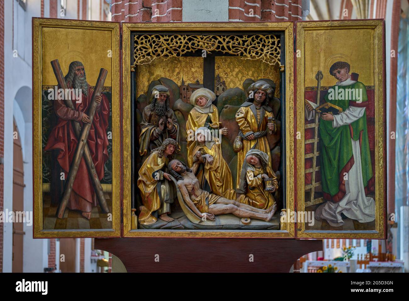 Church of The Holy Mary on Piasek Stock Photo - Alamy