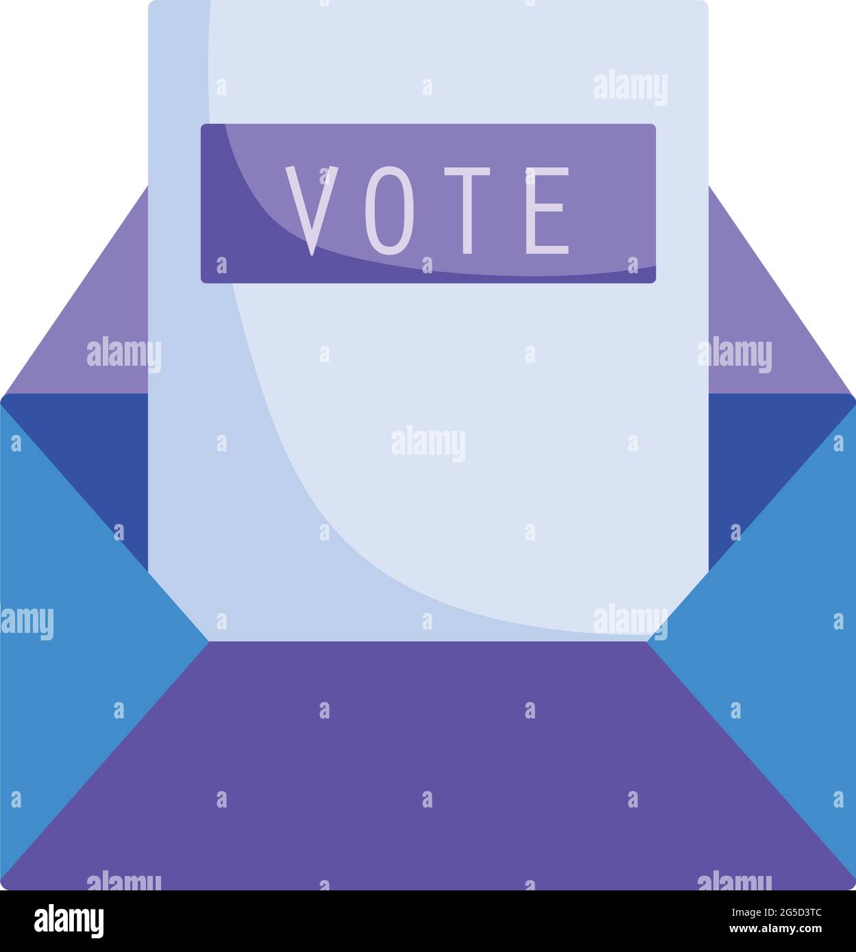 voting ballot in envelope Stock Vector Image & Art - Alamy