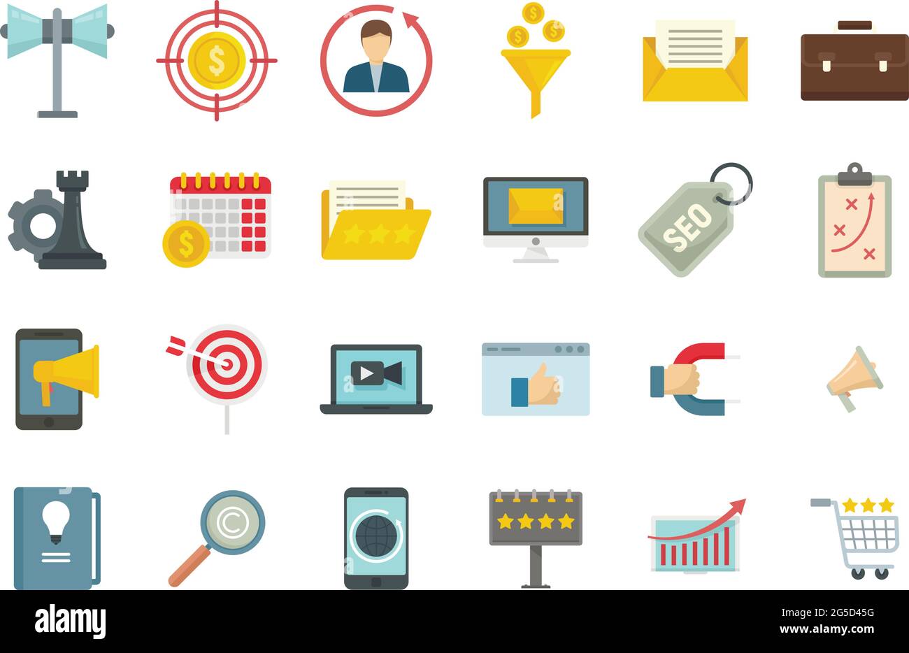Target audience research set Stock Vector Images - Alamy