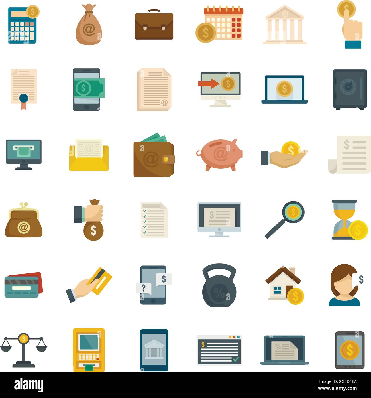 Transfer funds vector flat Stock Vector Images - Alamy