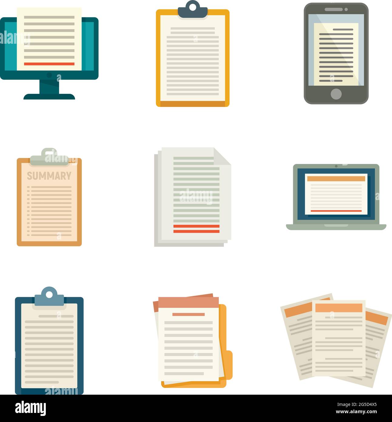 Summary Stock Vector Images - Alamy