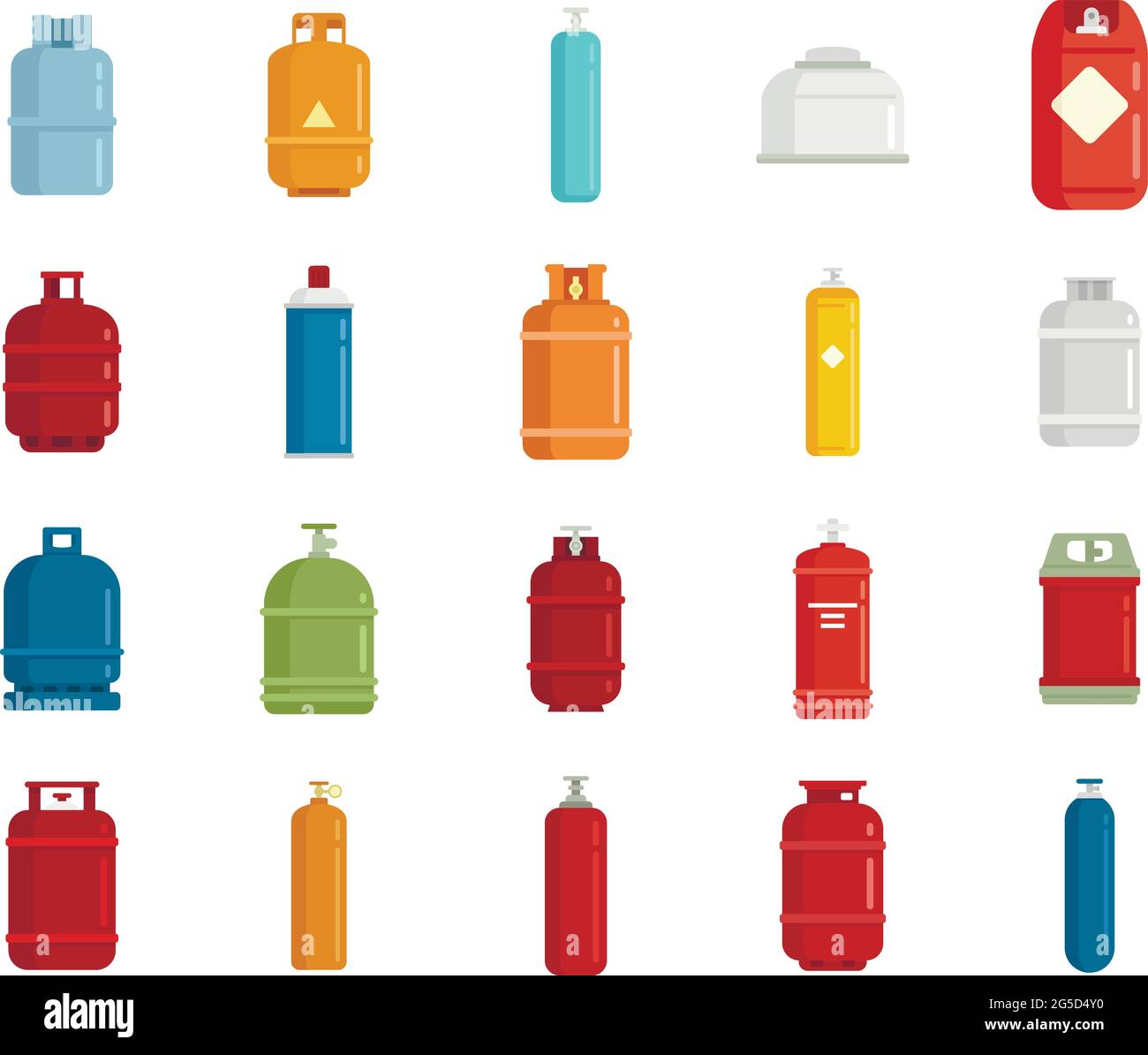 Gas cylinders propane oxygen Stock Vector Images - Alamy