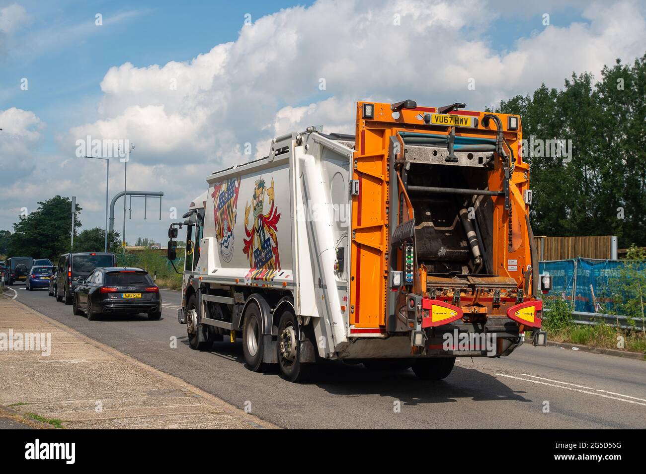Langley, Berkshire, UK. 26th June, 2021. The M4 is closed yet again ...