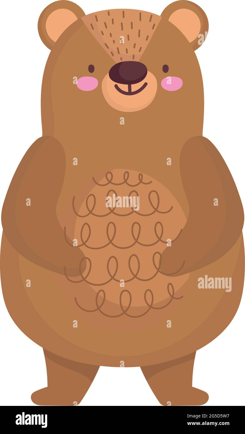 bear wildlife cartoon Stock Vector Image & Art - Alamy