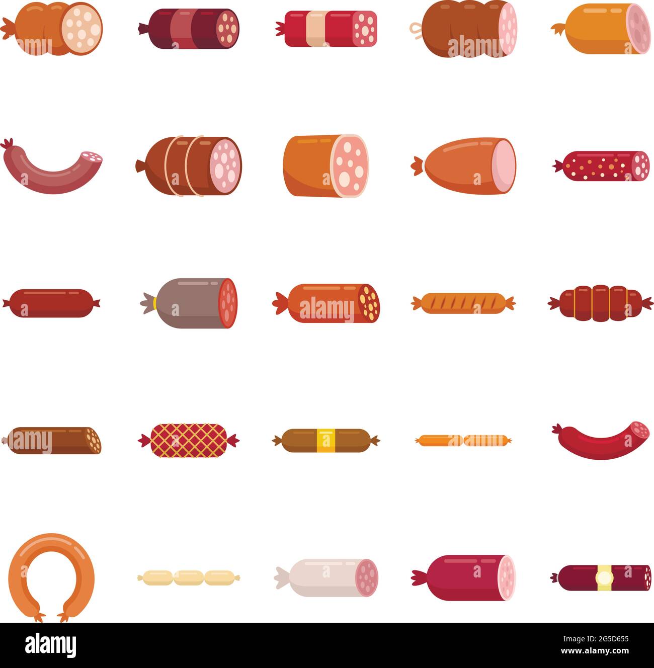 Bratwurst dish Stock Vector Images - Alamy