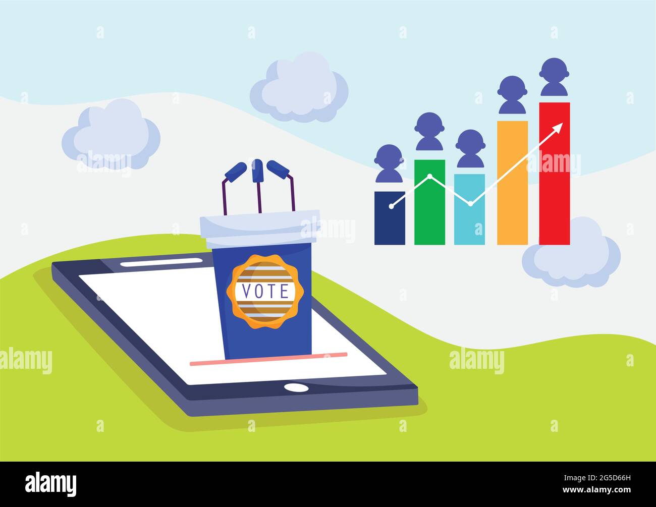 election promotion statistics Stock Vector Image & Art - Alamy