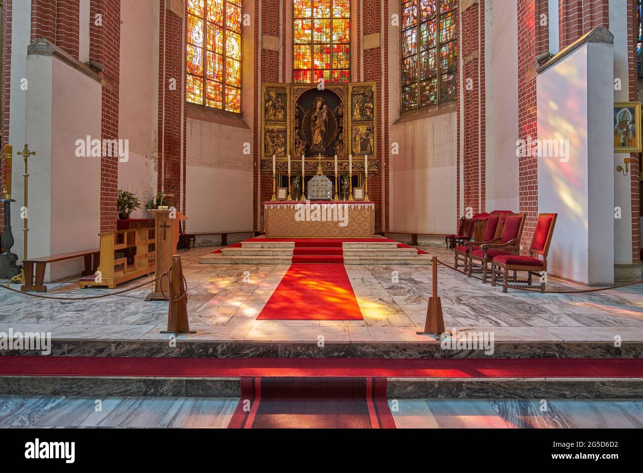 Church of The Holy Mary on Piasek Stock Photo - Alamy