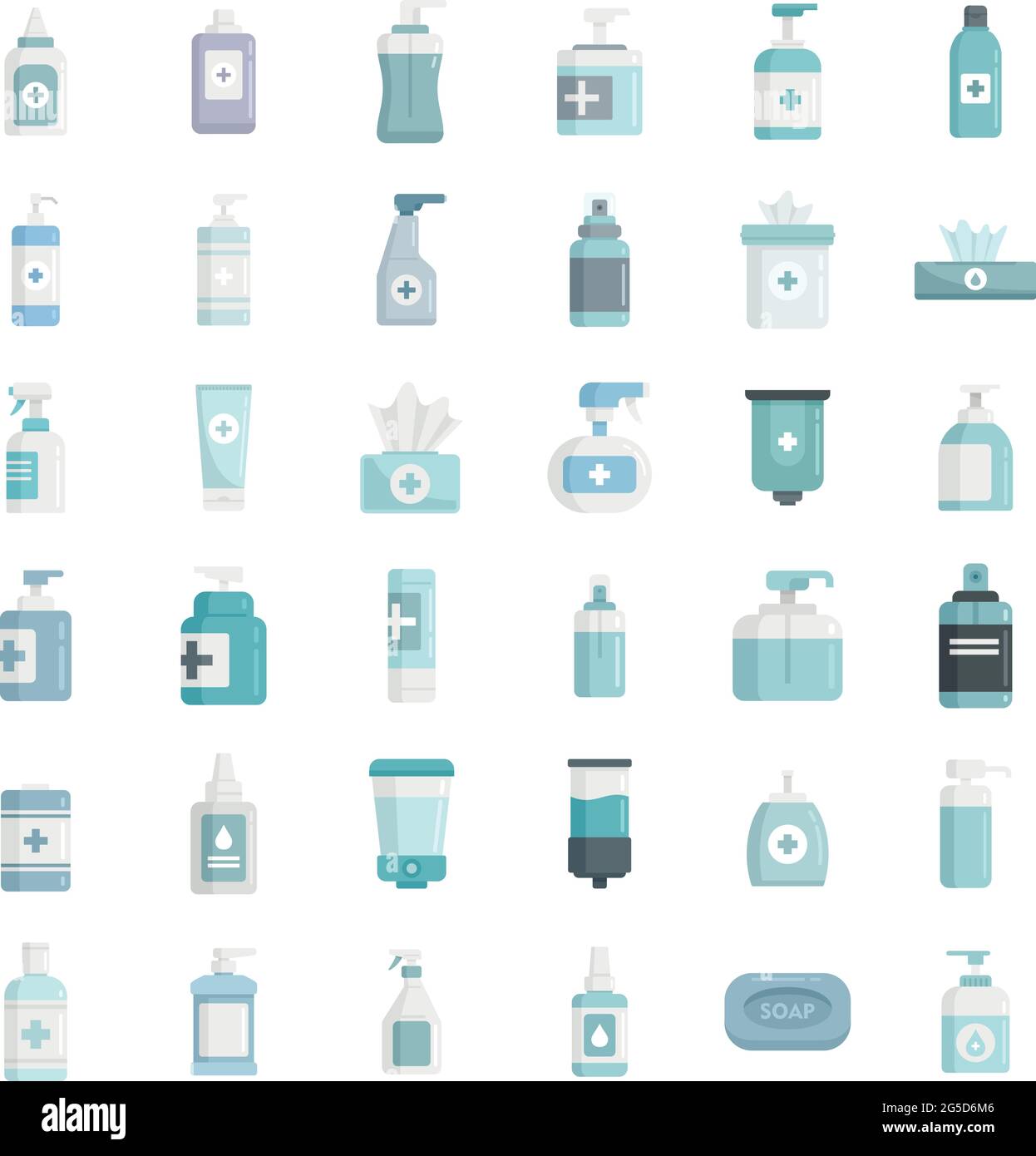 Sanitation procedure Stock Vector Images - Alamy