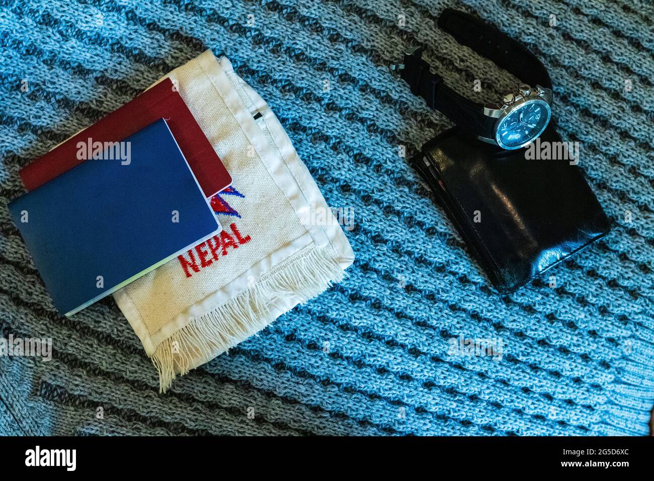 Flat lay image. Travel theme Stock Photo - Alamy