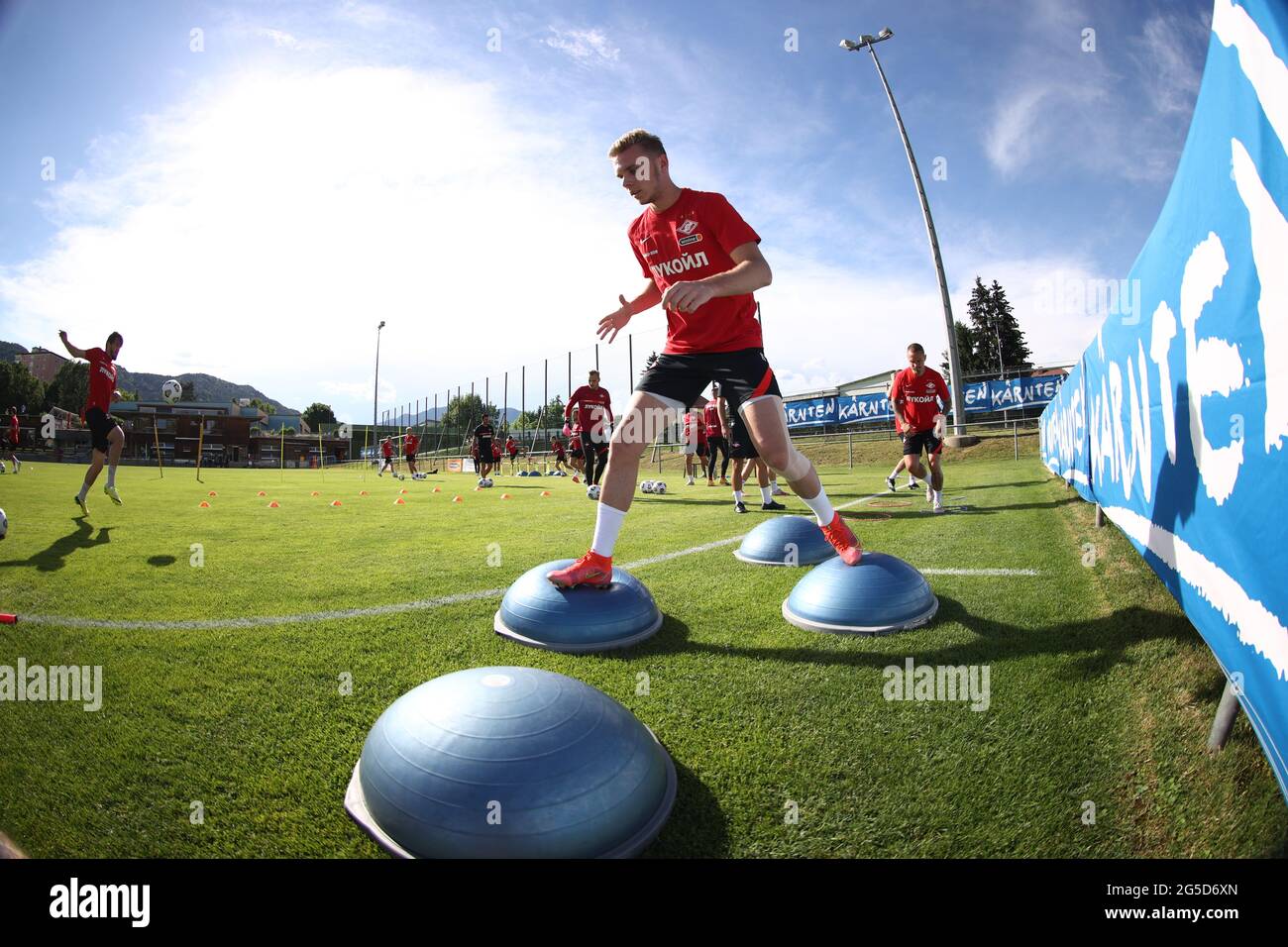 VILLACH, AUSTRIA, JUNE 25, 2021. FC Spartak Training Camp in Austria ...