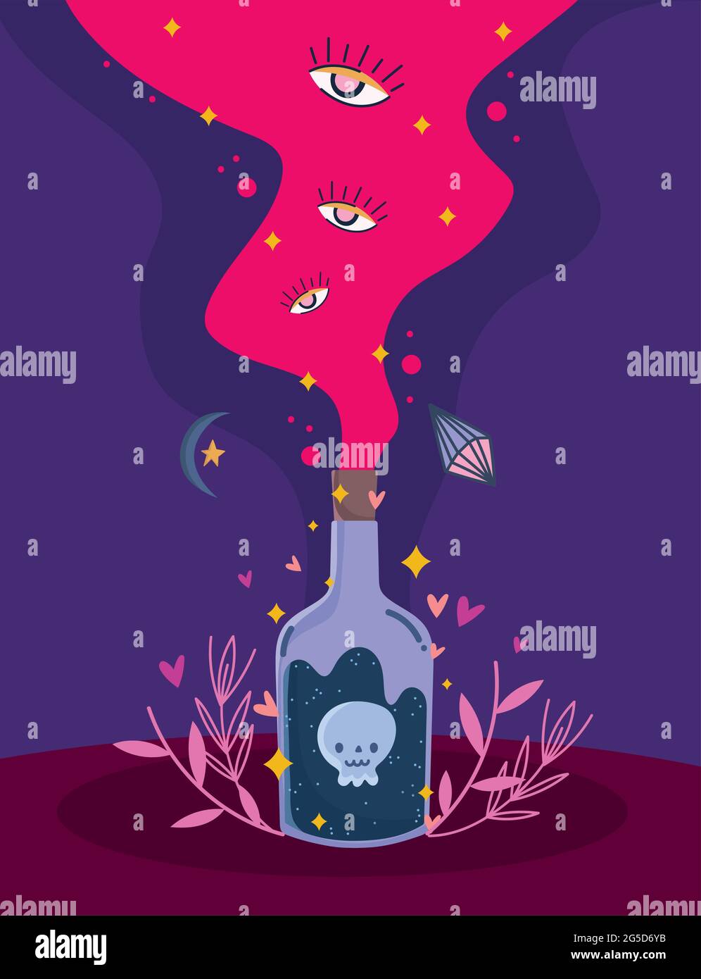 magical poison potion Stock Vector Image & Art - Alamy