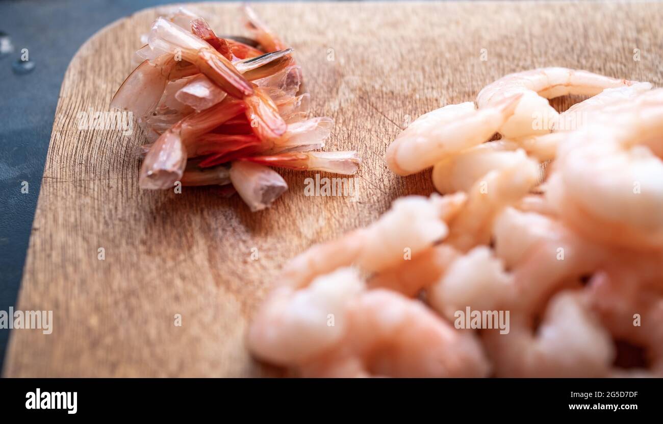 King prawn tails hi-res stock photography and images - Alamy