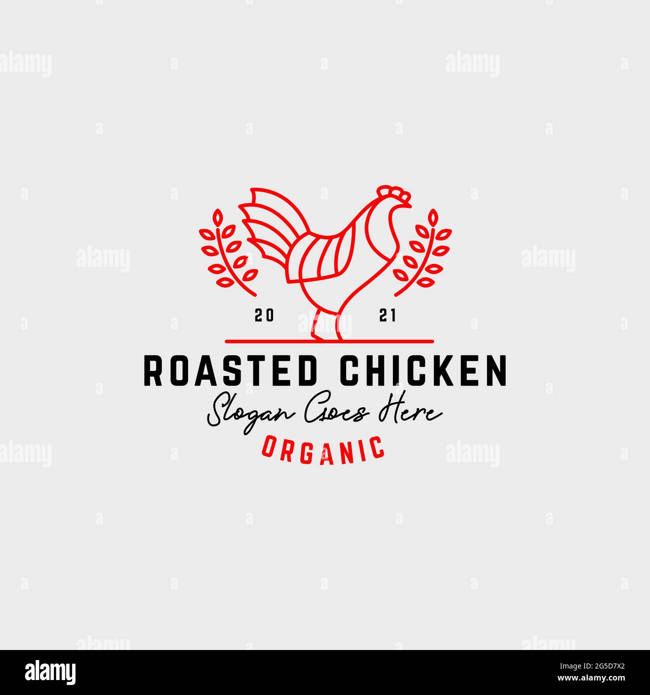 Roasted Chicken Logo Design