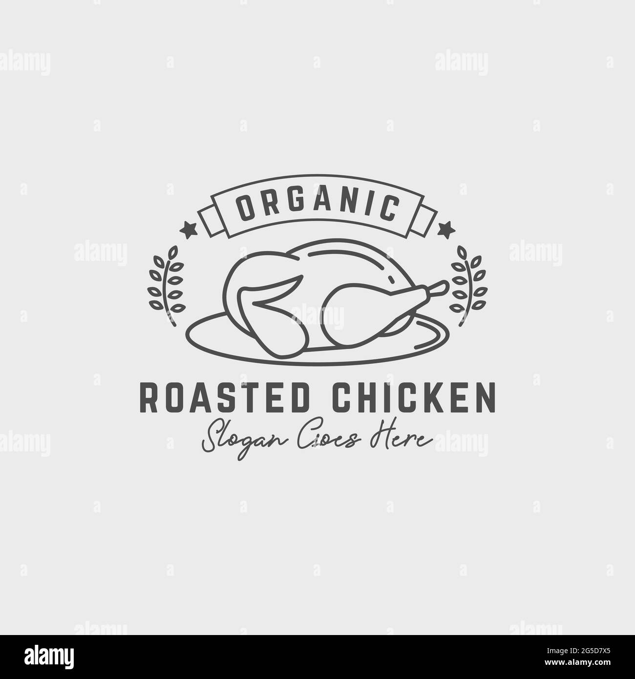 Roasted Chicken Logo Design