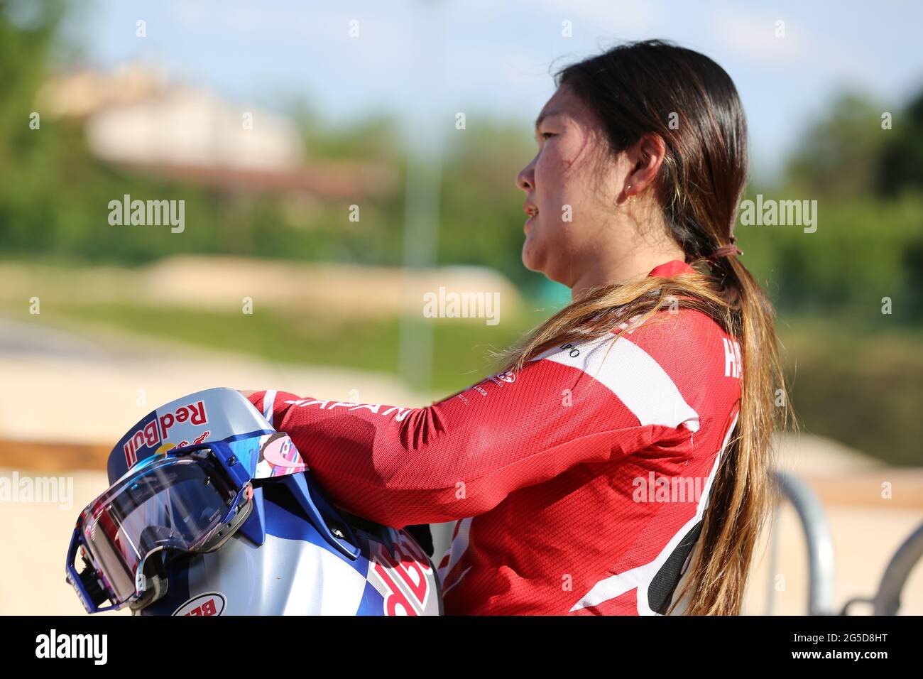 HATAKEYAMA Sae of Japan finishes third of the Women Elite UCI BMX ...
