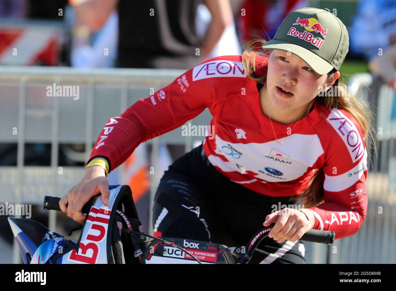 HATAKEYAMA Sae of Japan finishes third of the Women Elite UCI BMX ...
