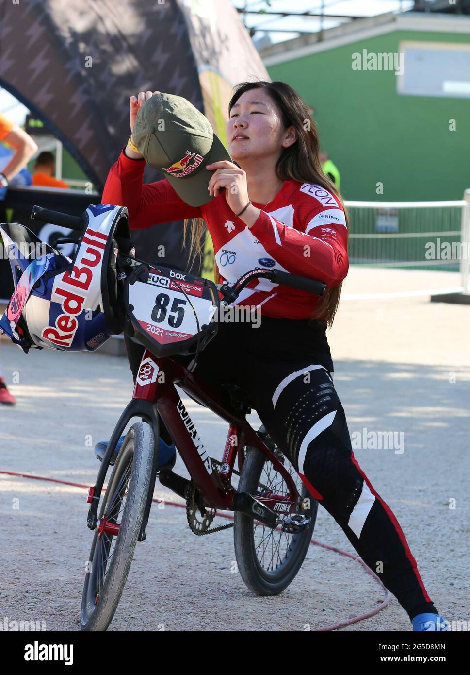 HATAKEYAMA Sae of Japan finishes third of the Women Elite UCI BMX ...
