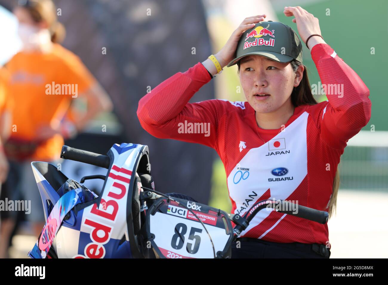 HATAKEYAMA Sae of Japan finishes third of the Women Elite UCI BMX ...