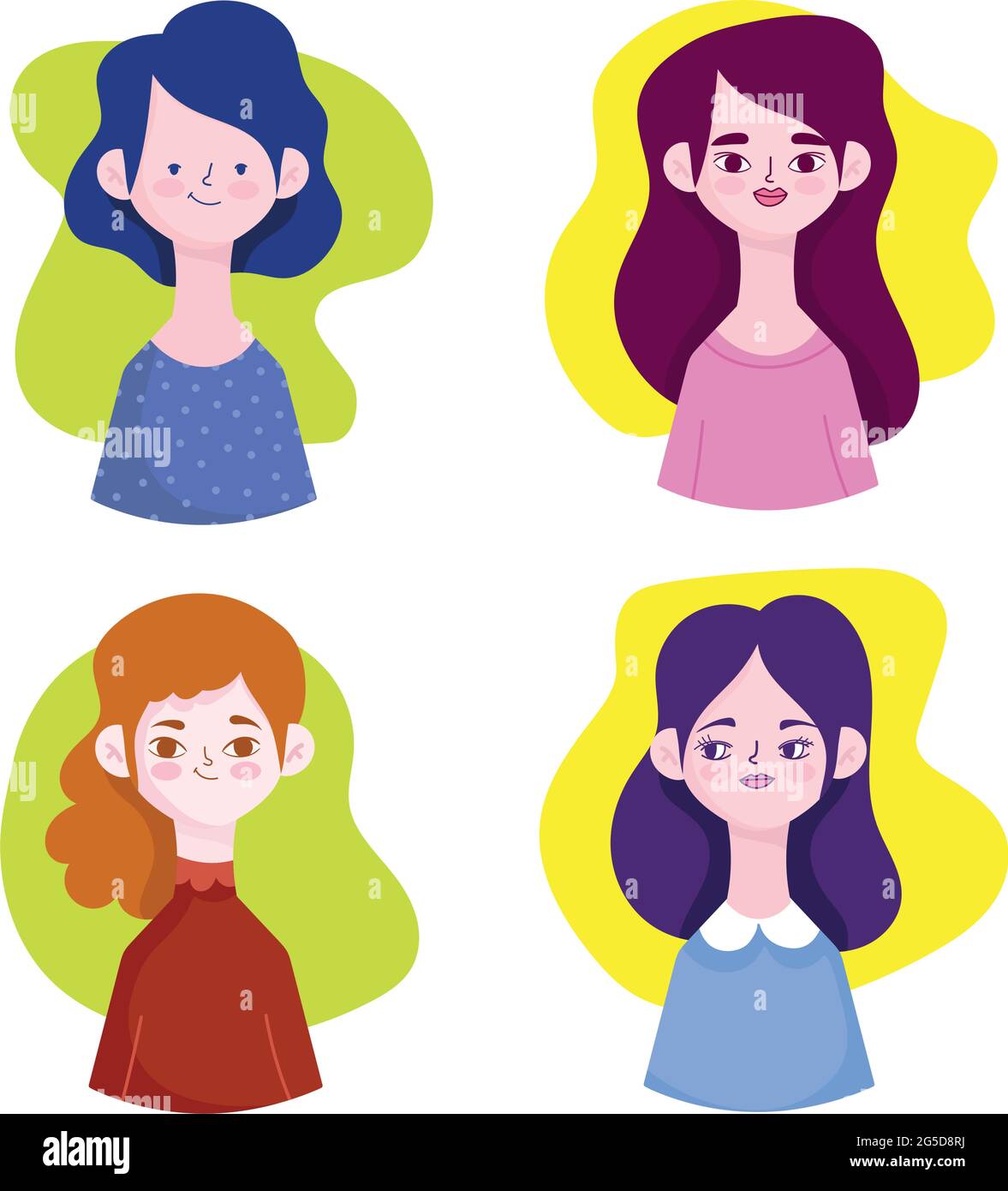 women avatar set Stock Vector Image & Art - Alamy