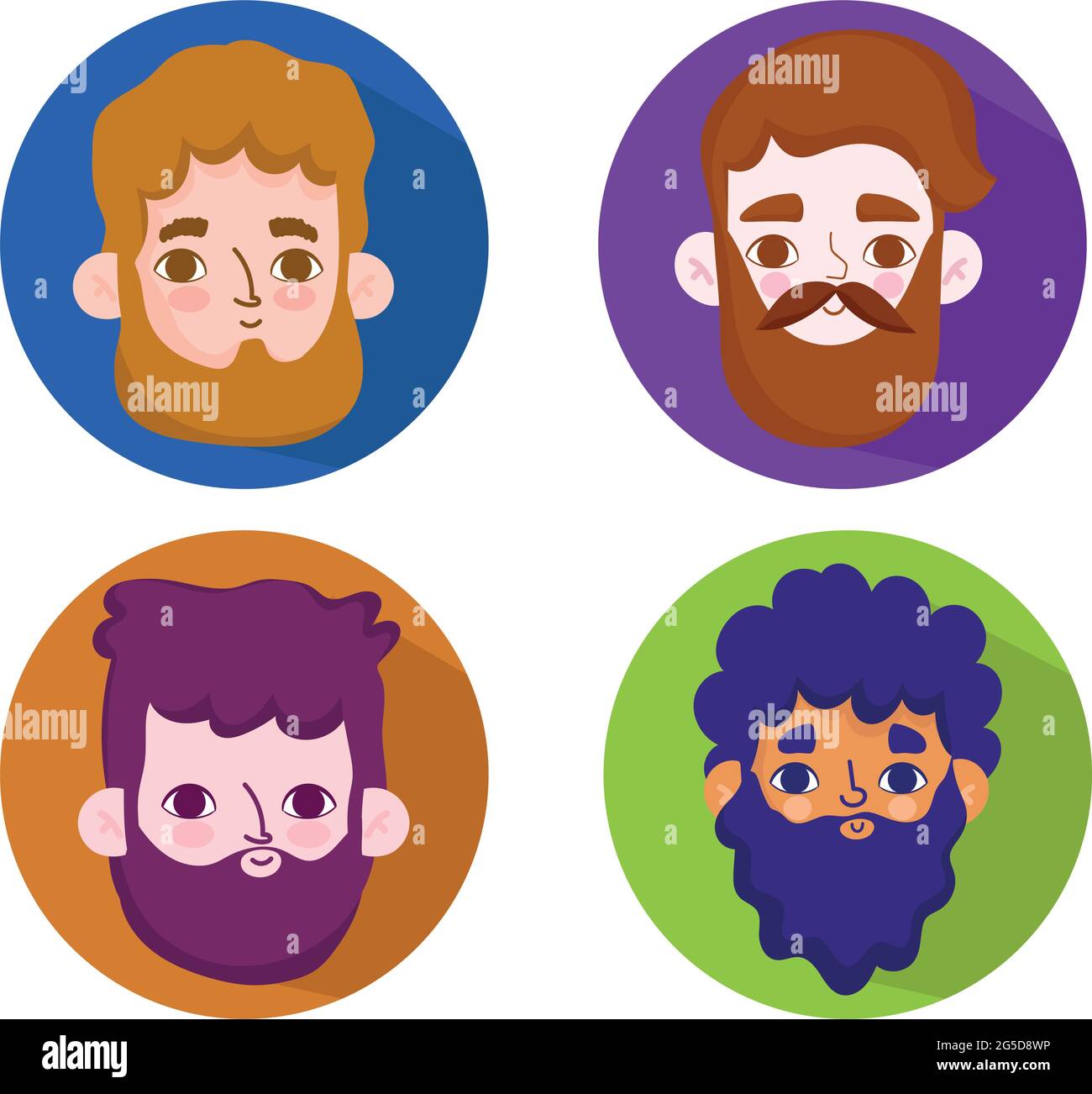 set of male avatar Stock Vector Image & Art - Alamy
