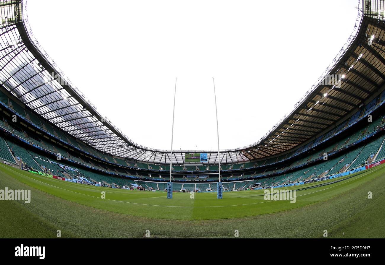 View inside twickenham stadium hi-res stock photography and images - Alamy