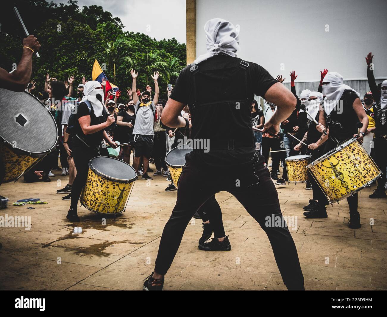 National strike in Colombia Stock Photo - Alamy