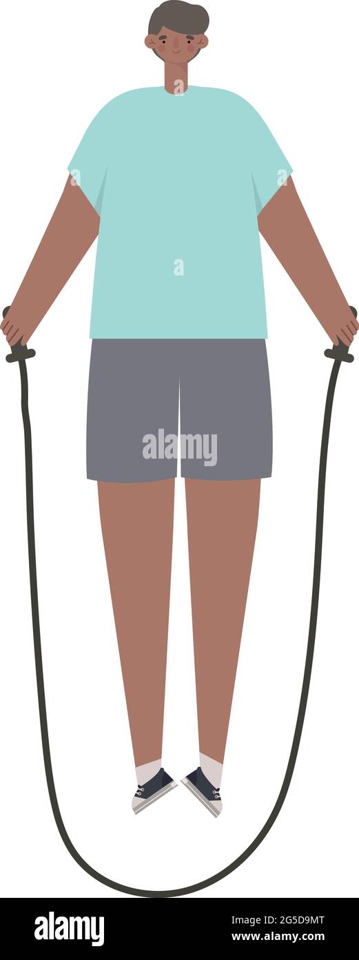 guy with rope Stock Vector Image & Art - Alamy
