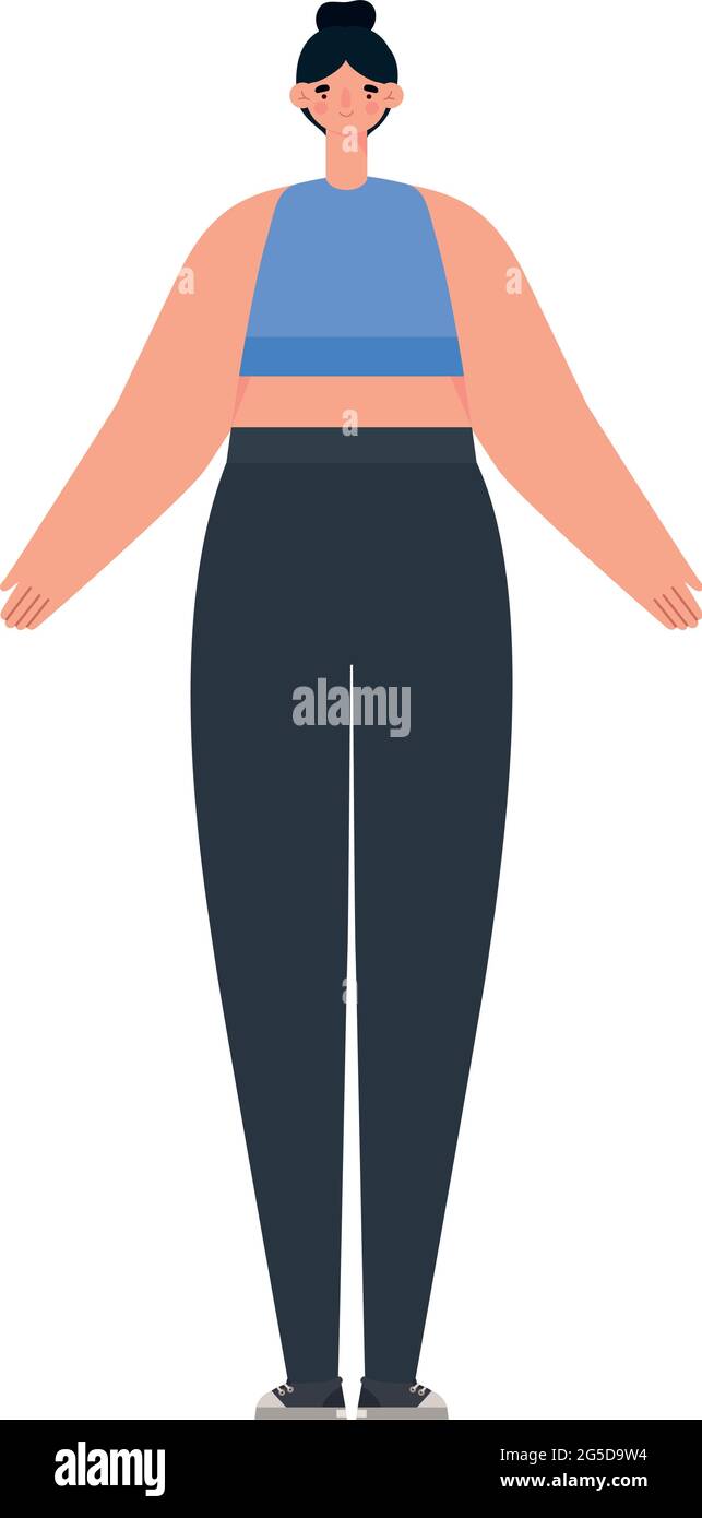 female stretching design Stock Vector Image & Art - Alamy