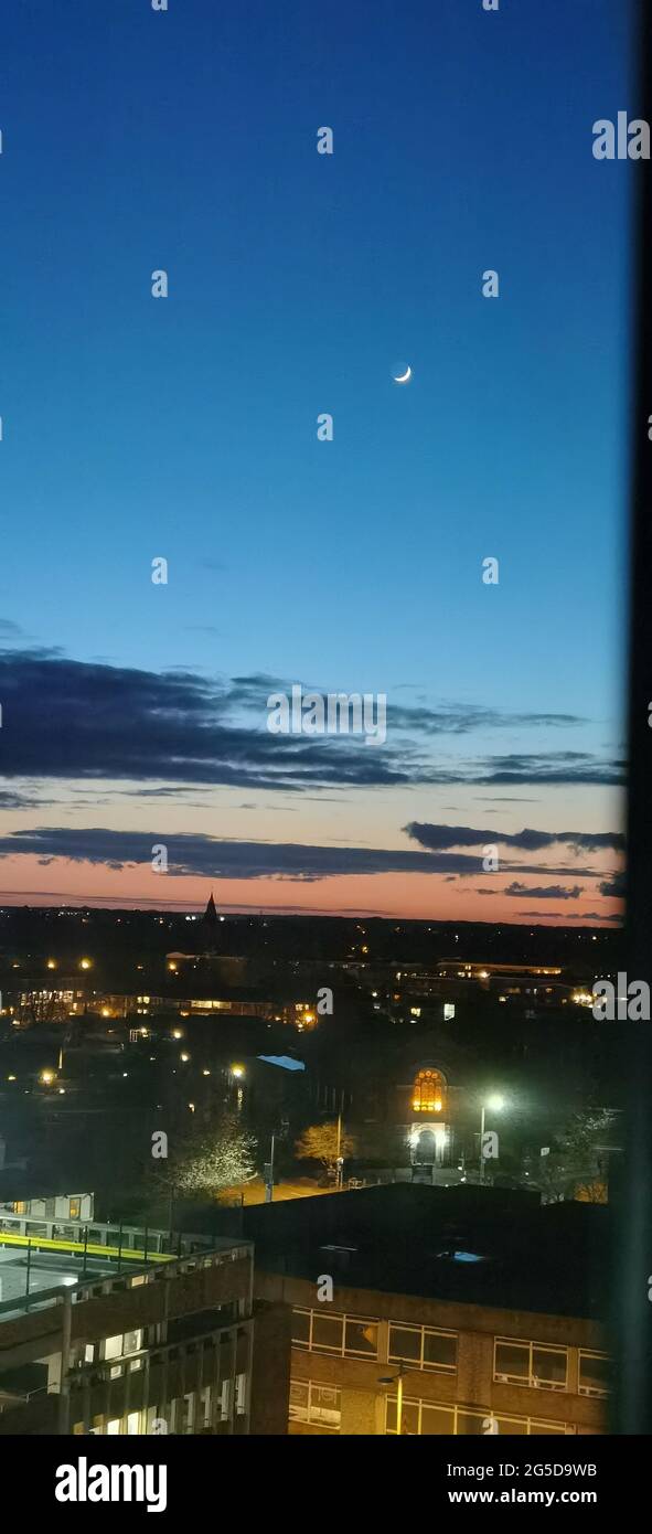 Evening Sky View Stock Photo - Alamy