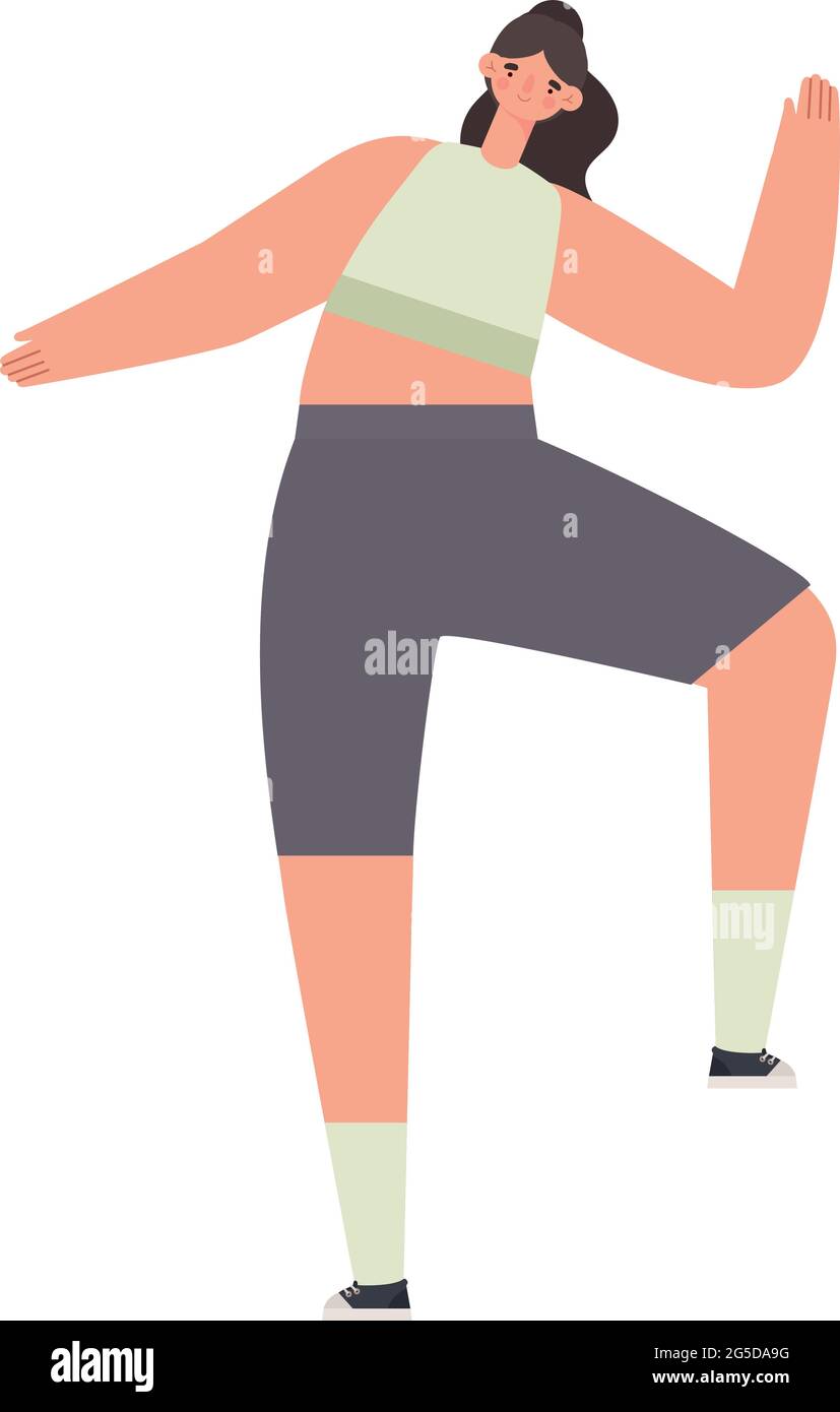 cute teen stretching Stock Vector Image & Art - Alamy