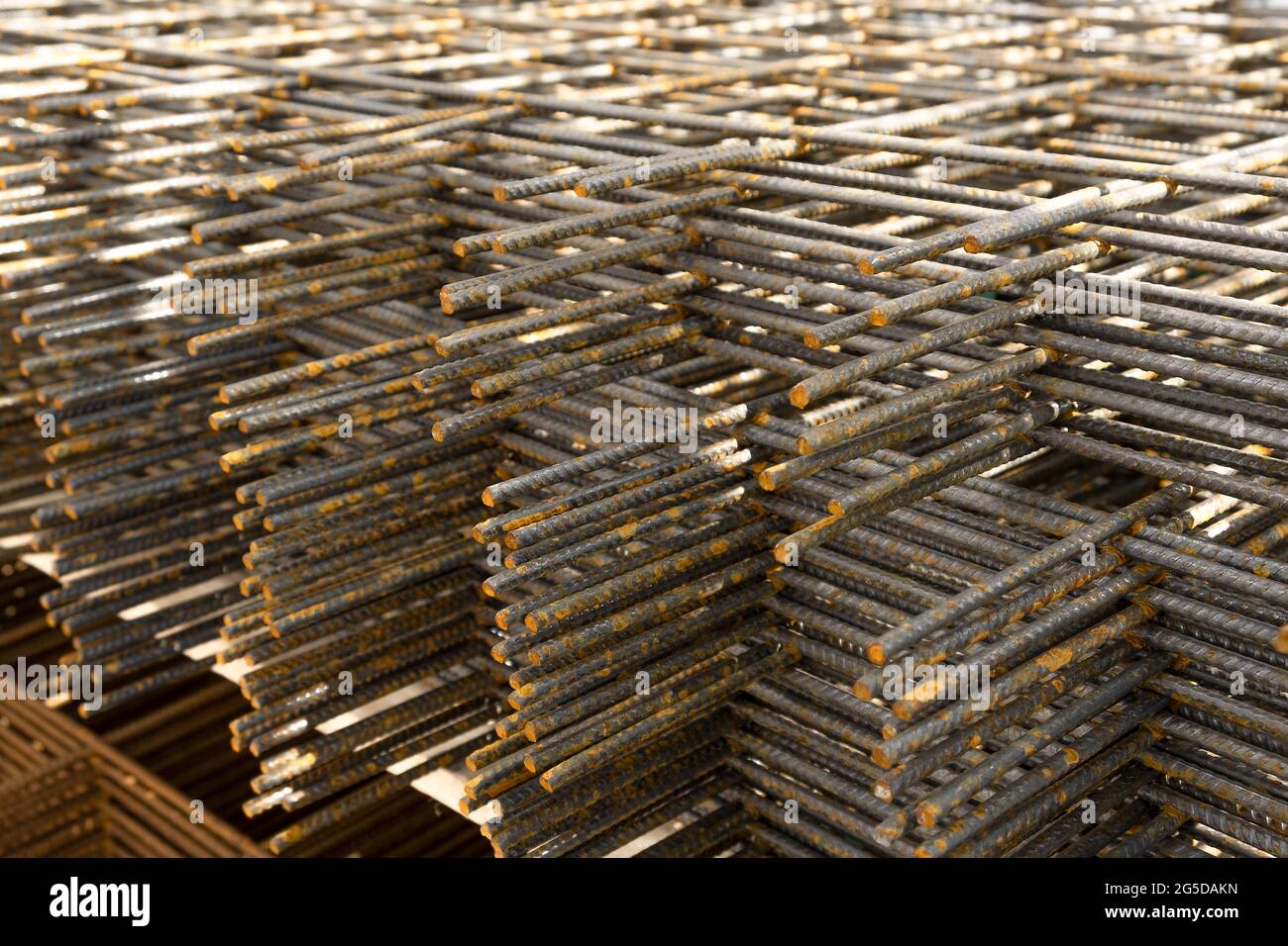 Square Iron Wire Welded Mesh BRC. Building materials mesh for concrete ...