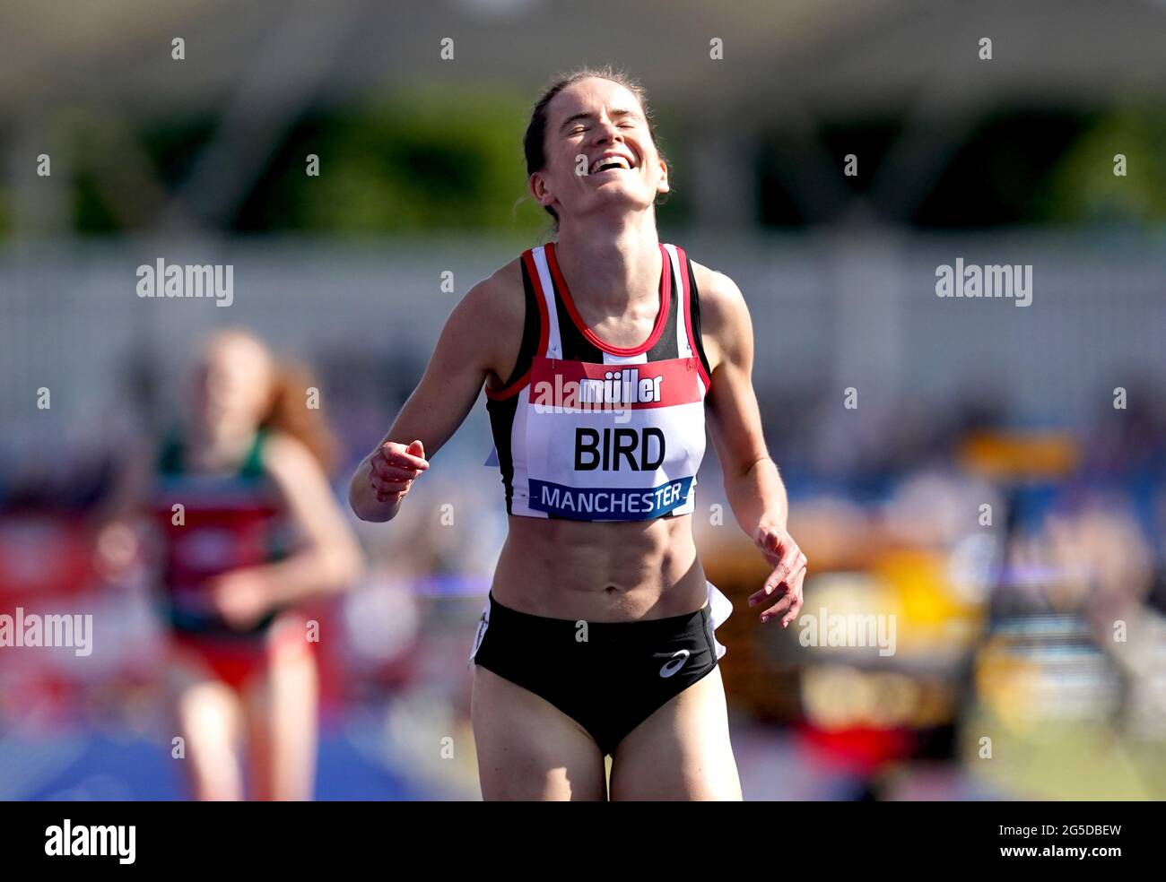 Elizabeth Bird wins the Women's 3000 metres steeplechase final during ...